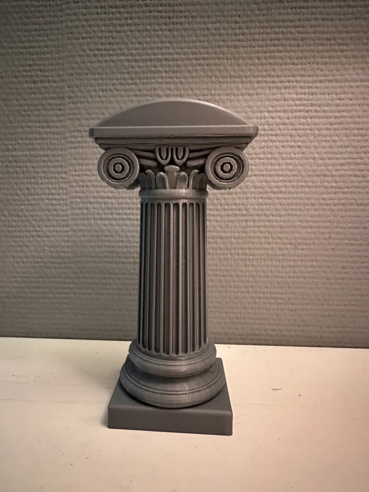 Greek Ionic Headphone Holder Ancient Column Style - Free 3D Print Model ...