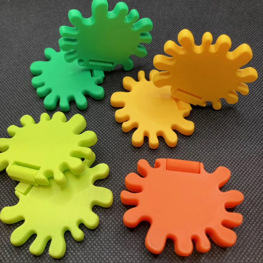 Splat! the Slider + Flip Fidget => Print in Place - Free 3D Print Model ...