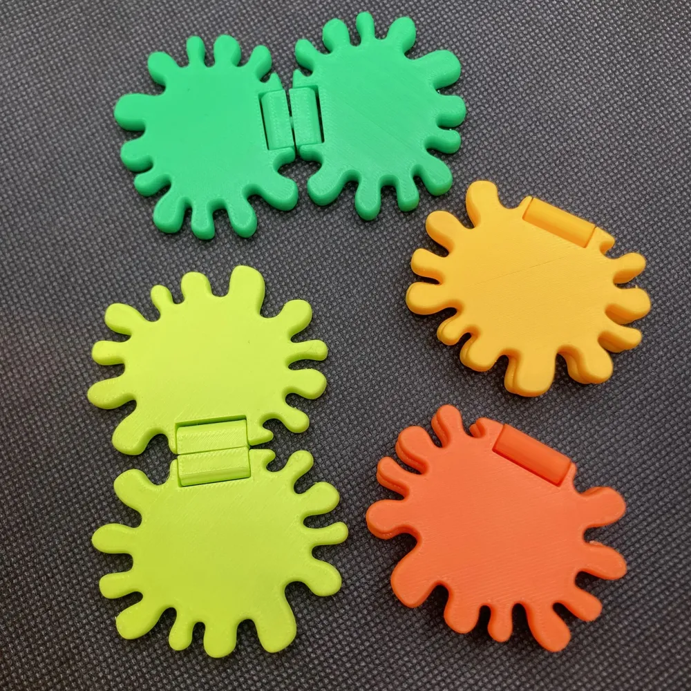 Splat! the Slider + Flip Fidget => Print in Place - Free 3D Print Model ...