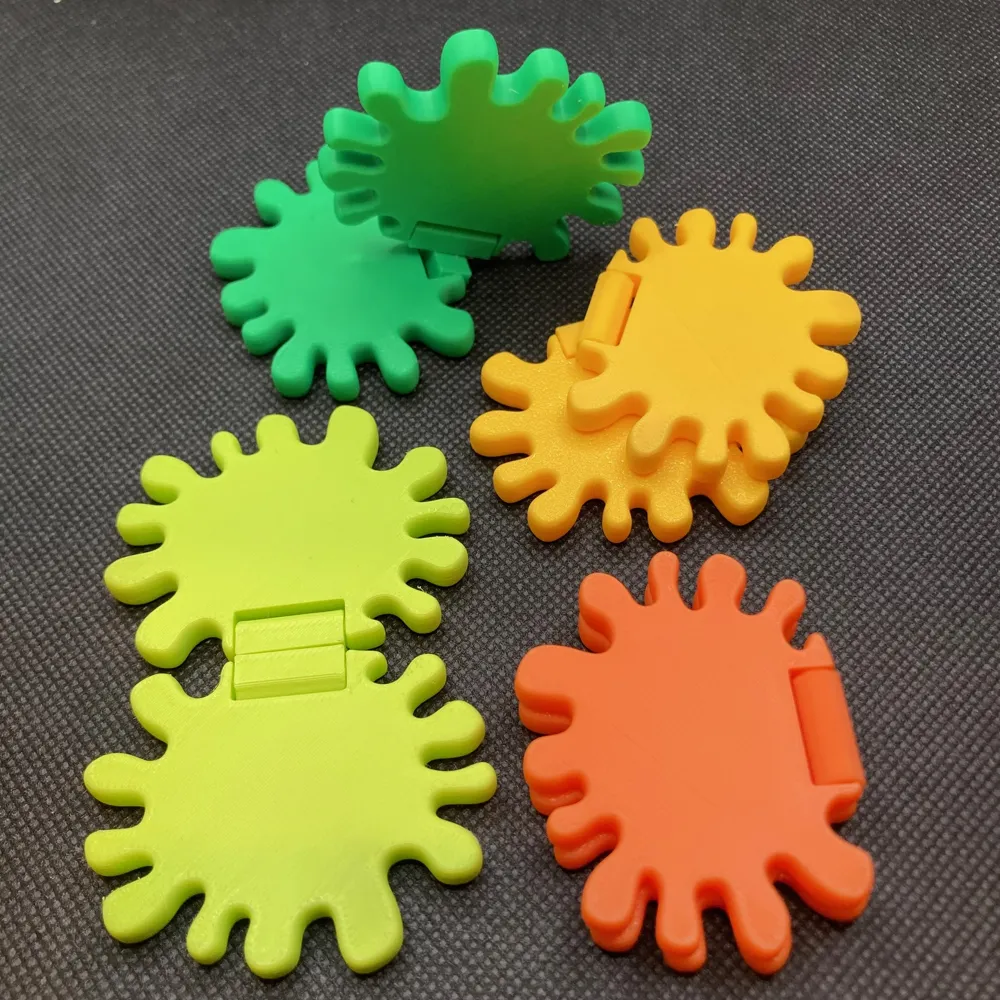 Splat! the Slider + Flip Fidget => Print in Place - Free 3D Print Model ...