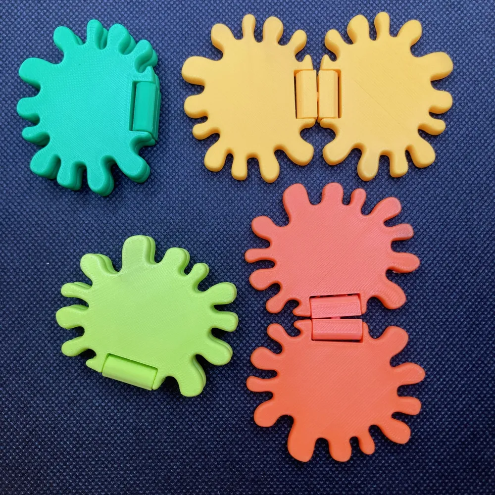 Splat! the Slider + Flip Fidget => Print in Place - Free 3D Print Model ...