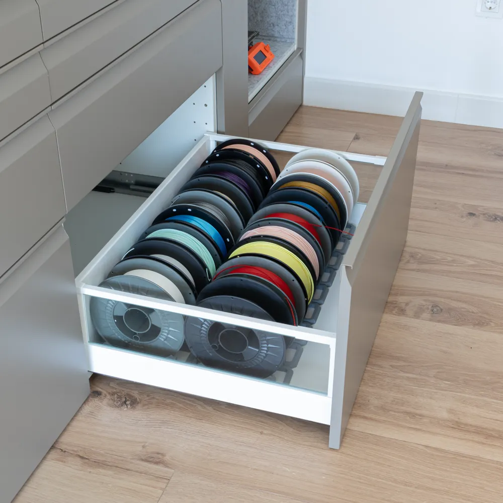 Filament Spool Organizer V1 - Spandable Set by WildWolf_3D - MakerWorld