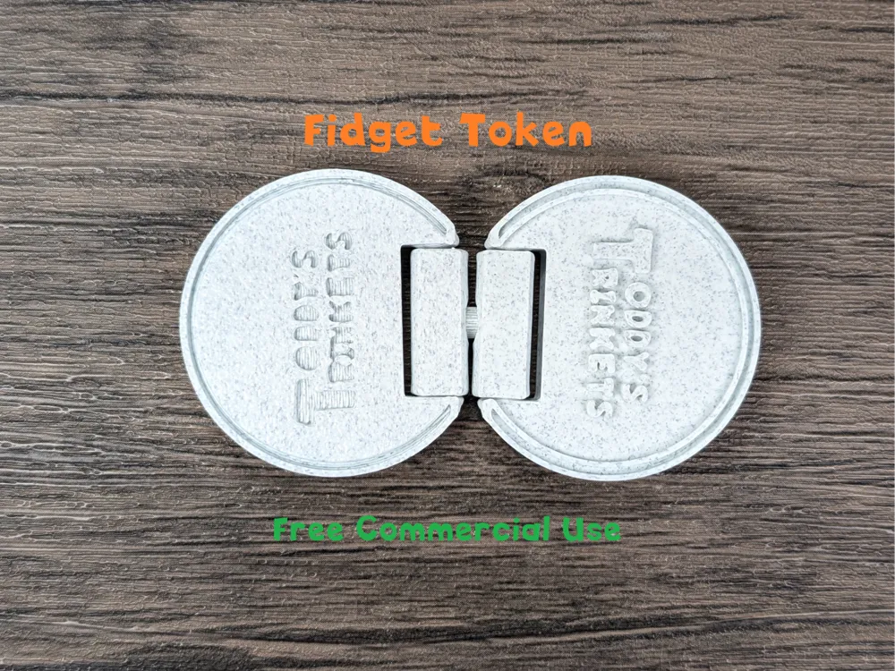 Slip & Slide Fidget Token (Free to Sell) by ToddysTrinkets MakerWorld ...
