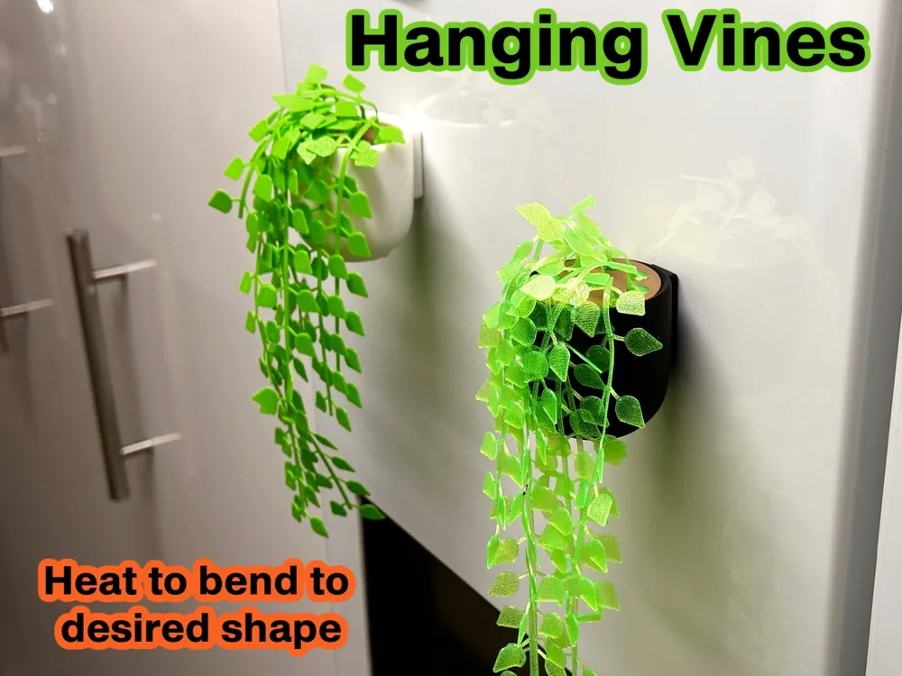 Vine Creeper Plant - Magnetic version - Free 3D Print Model - MakerWorld