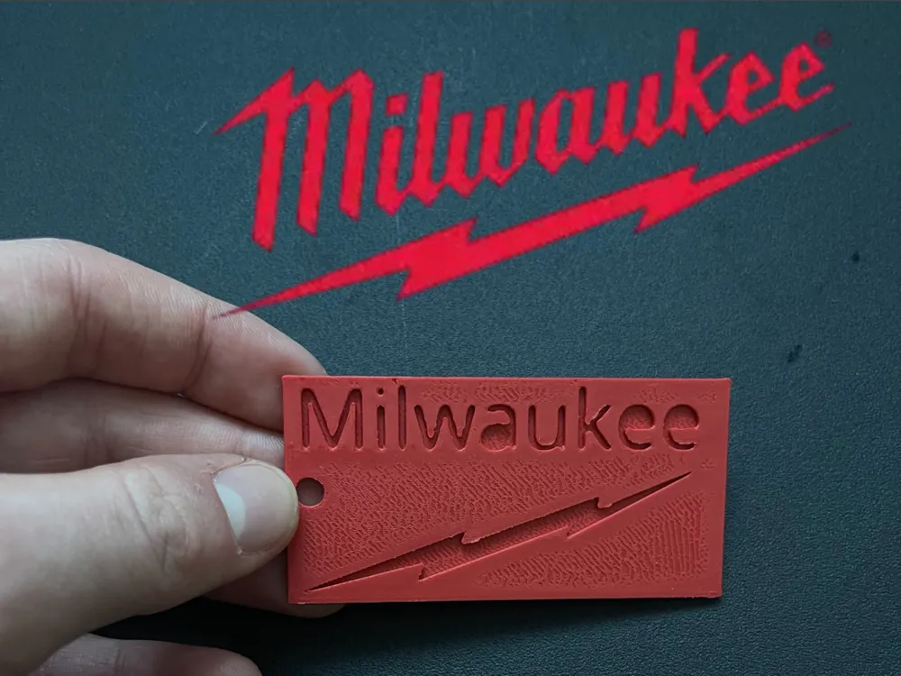 Milwaukee Keychain - Free 3D Print Model - MakerWorld