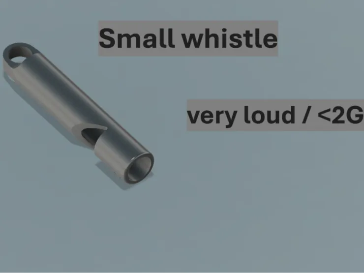 Small loud whistle by SimonMakerWorld: Download Free 3D Models