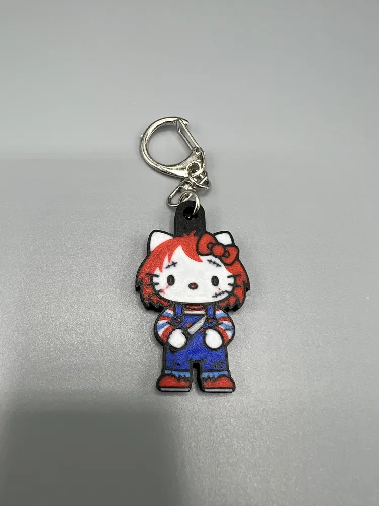 Hello Kitty Horror Movie Keychains by UltimateB MakerWorld: Download ...