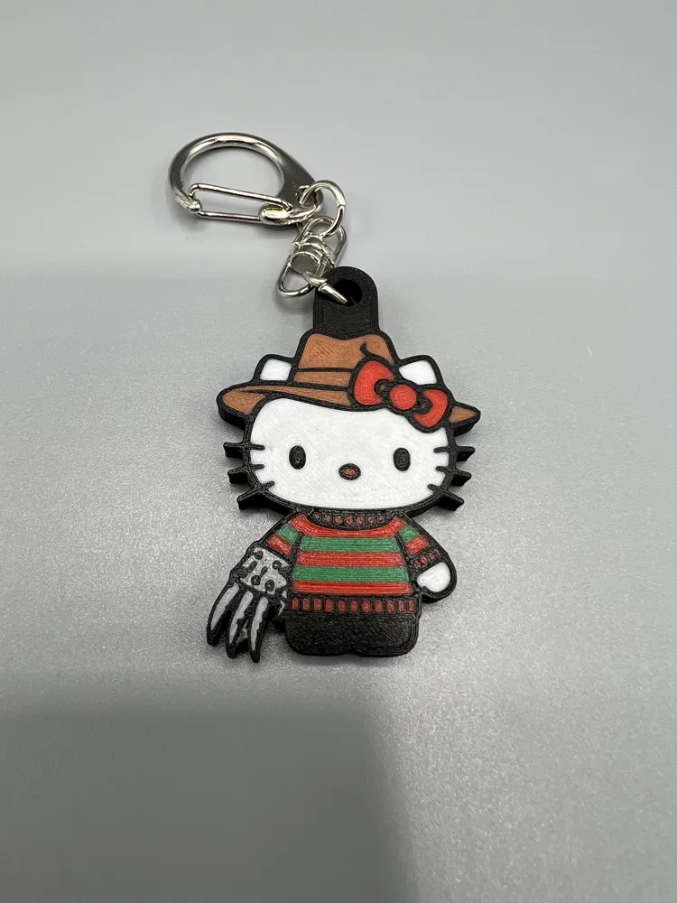 Hello Kitty Horror Movie Keychains by UltimateB MakerWorld: Download ...