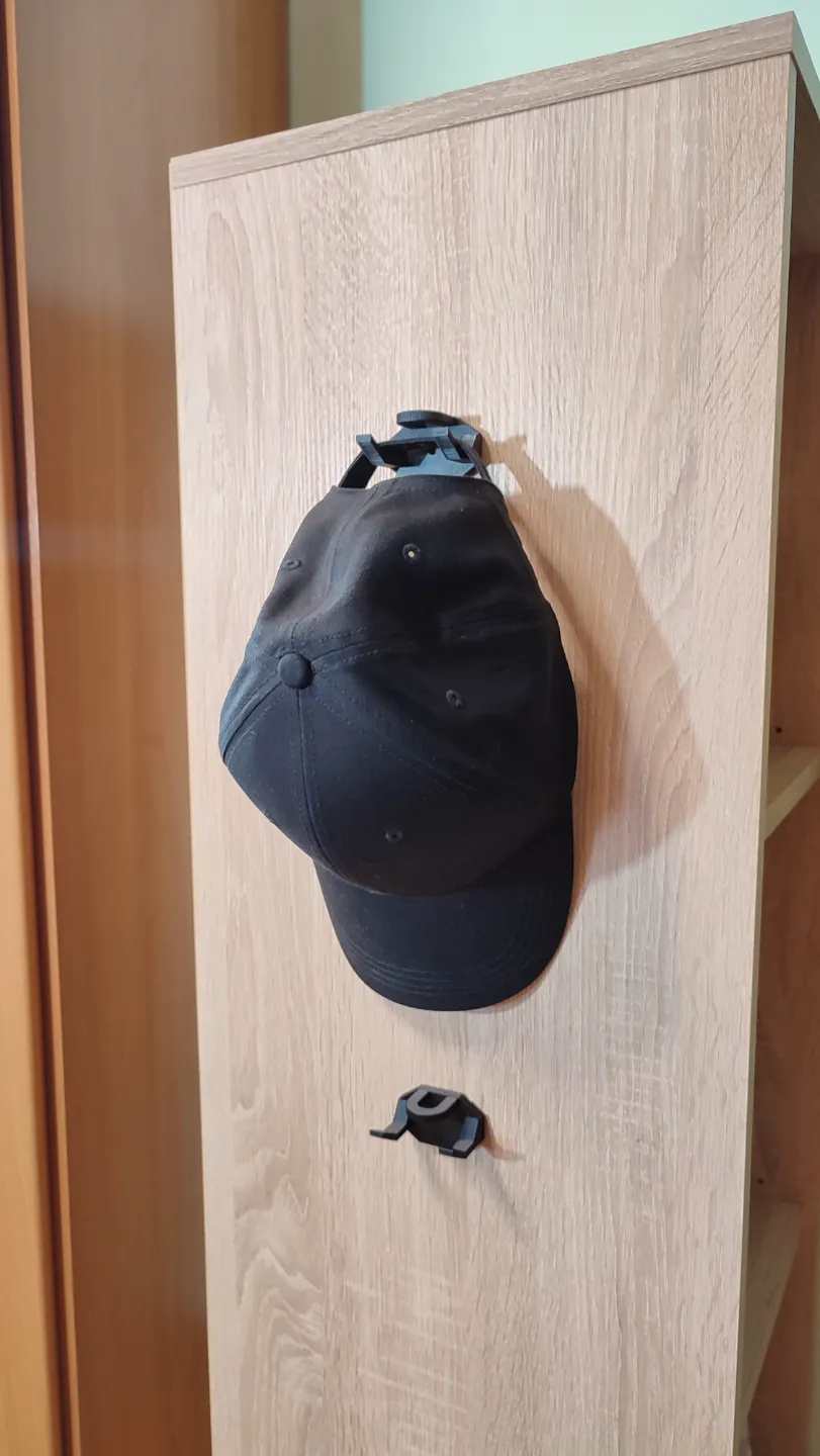 Hat Cap Hanger for Wall by xMaRCo - MakerWorld