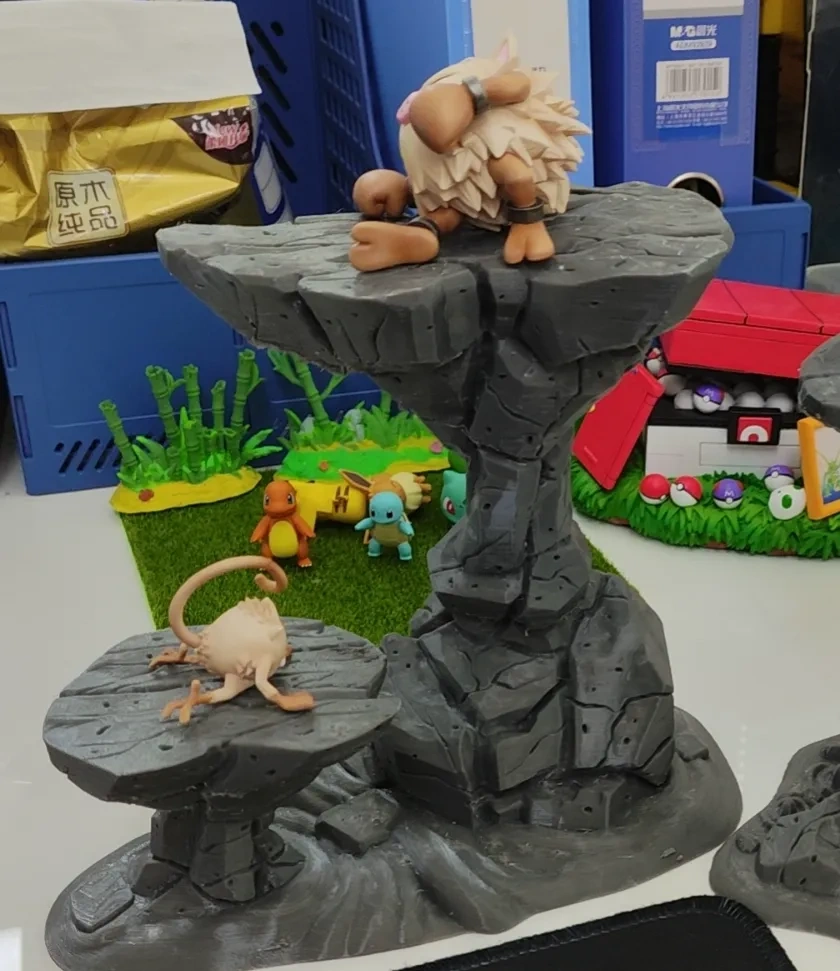 Left and Right High and Low Rock Display Stand by pokemon player ...