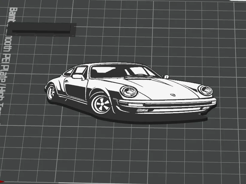 Porsche 911 decal - Free 3D Print Model - MakerWorld