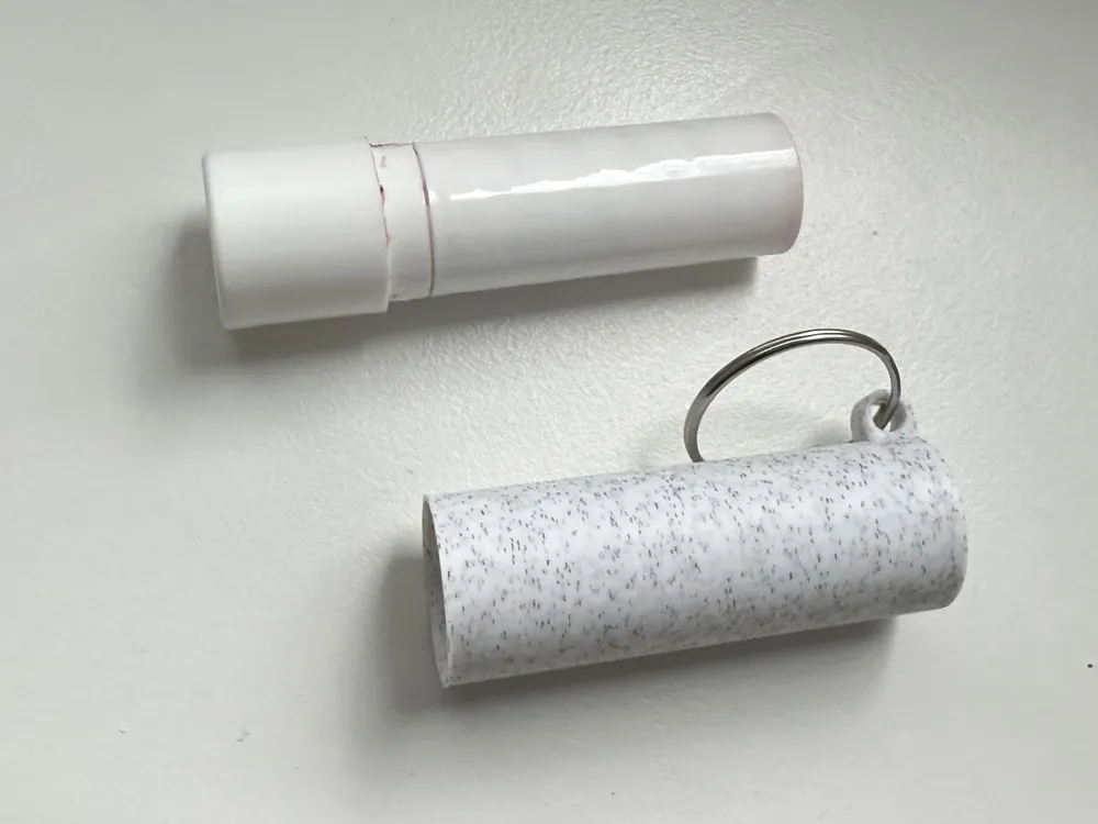 Lip Balm Keyring Upgrade (Labello Keyring) - Free 3D Print Model ...