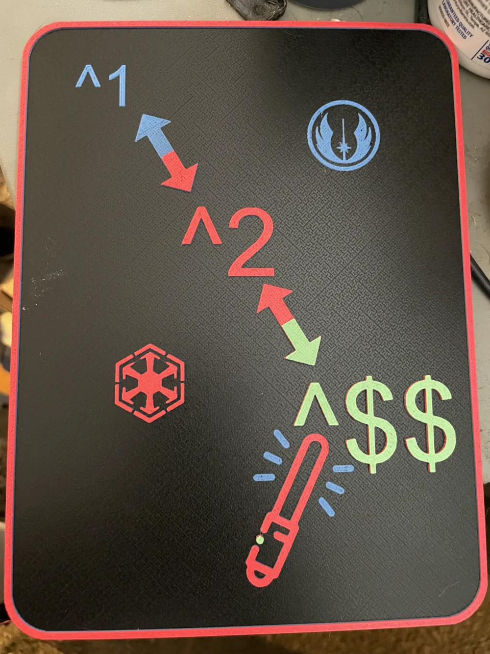 Star Wars Math Hueforge Poster by lorinan - MakerWorld
