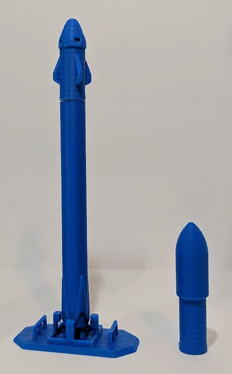 SpaceX Falcon 9 Dragon and Fairing by chemistinlab - MakerWorld