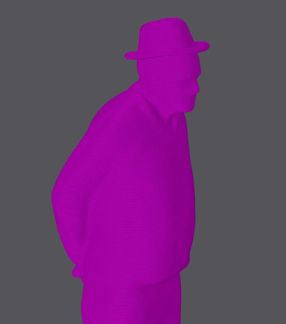 Smooth Umarell / Man watching / Motivator by steve_82 - MakerWorld