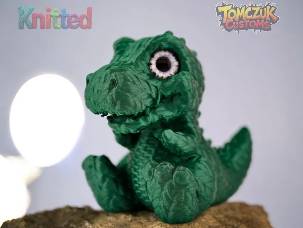 Knitted T-Rex by TomczukCustoms MakerWorld: Download Free 3D Models