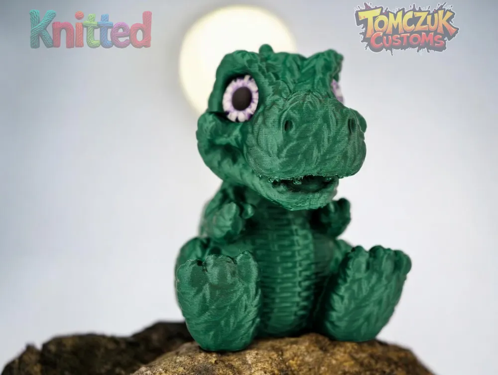 Knitted T-Rex by TomczukCustoms MakerWorld: Download Free 3D Models