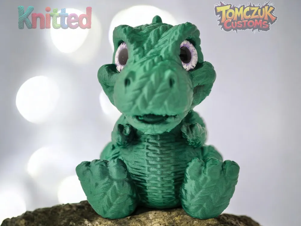 Knitted T-Rex by TomczukCustoms MakerWorld: Download Free 3D Models