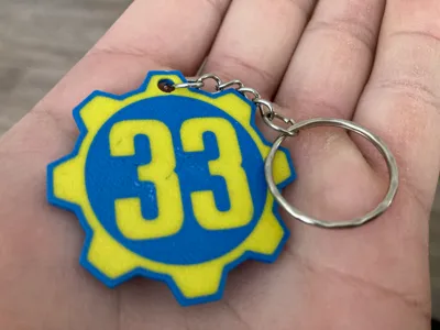 Fallout keychain by jakubhroch - MakerWorld