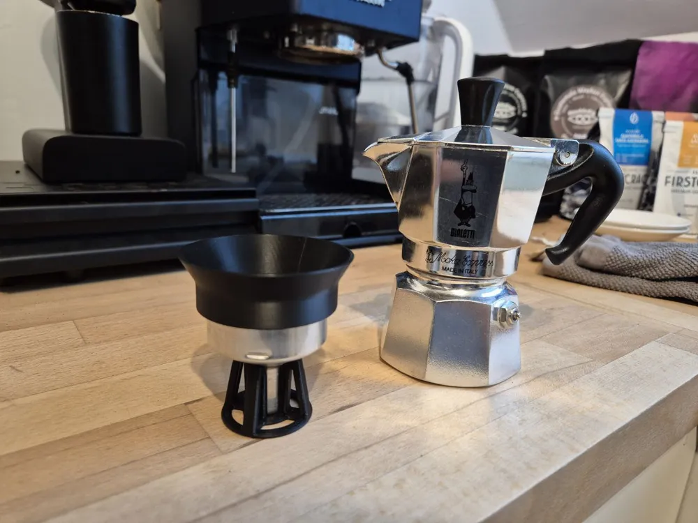 Funnel and Stand for a Single-Serve Bialetti Mokka Express by ...