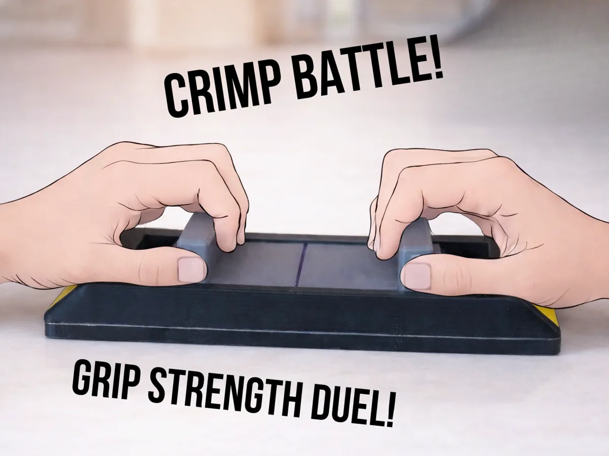 Crimp Battle – Grip Strength Duel - Free 3D Print Model - MakerWorld
