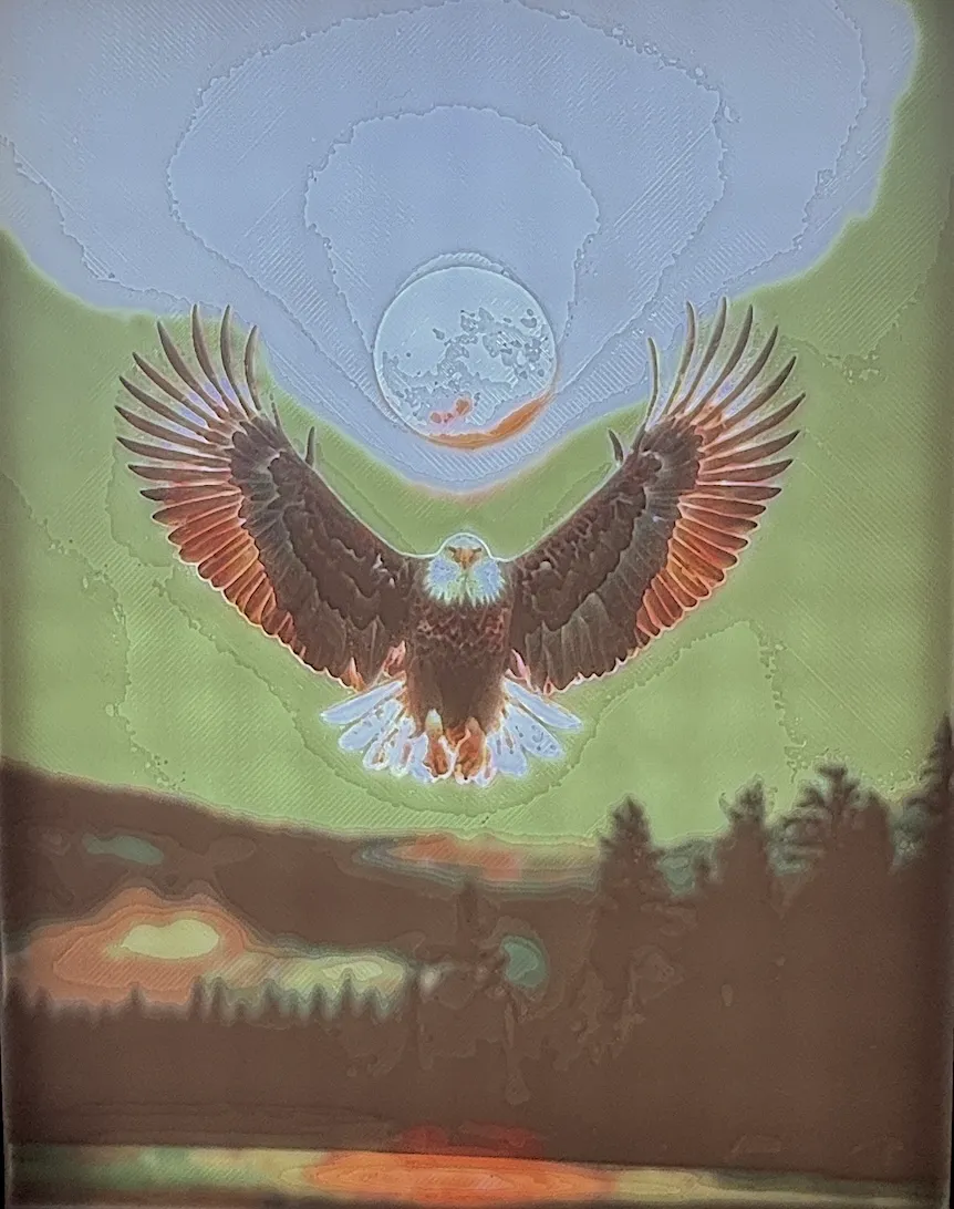 Eagle #1 Lithophane by GregR - MakerWorld