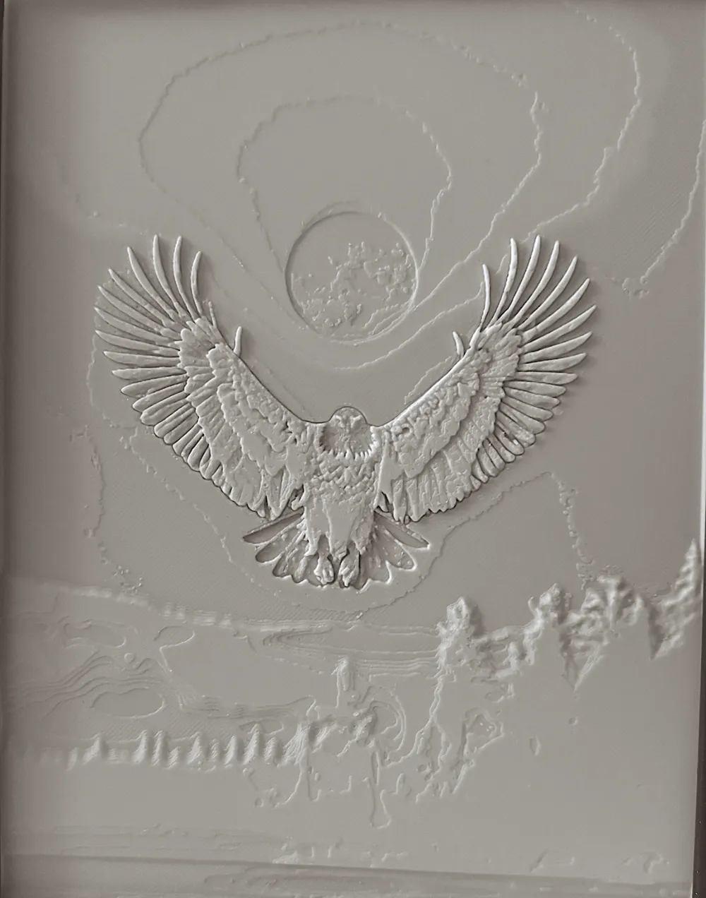 Eagle #1 Lithophane by GregR - MakerWorld