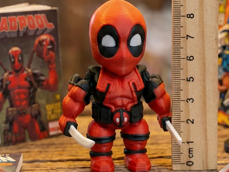 Llavero de Deadpool (Flexible) - Modelo de impresión 3D gratuito ...