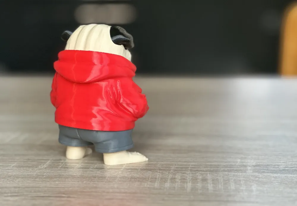 Urban swag Pug - Free 3D Print Model - MakerWorld
