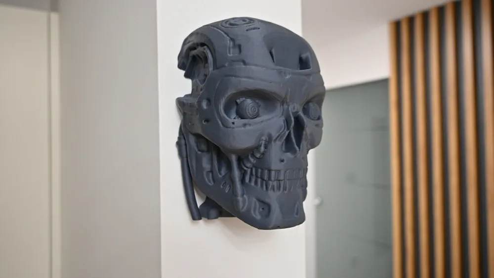Terminator Head - T-800 – Wall-Mounted SciFi Decor Remixed by luki ...