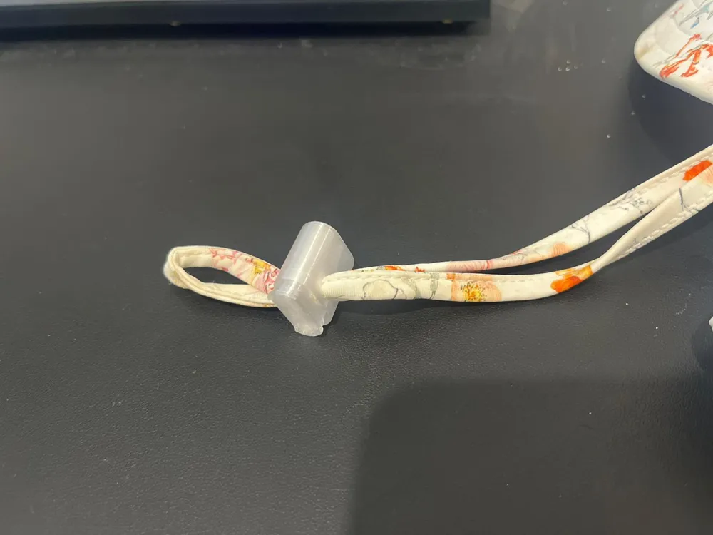 Print-in-Place Drawstring Stopper – Cord Lock - Free 3D Print Model ...