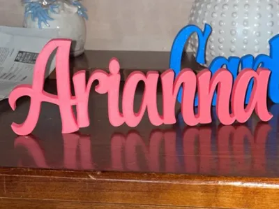 Arianna name - Free 3D Print Model - MakerWorld