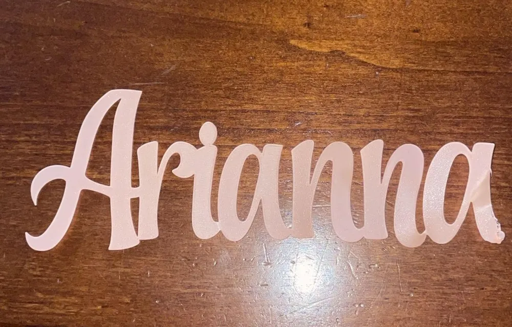 Arianna name - Free 3D Print Model - MakerWorld