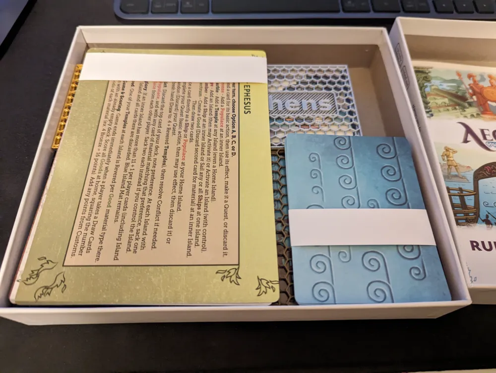 Aegean Sea Board Game Deck Boxes by Tuna Bicim - MakerWorld