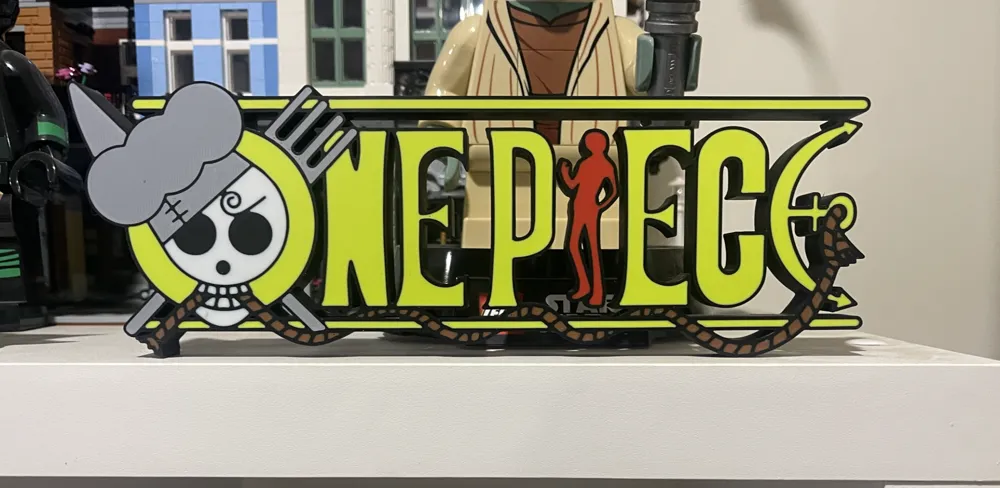 One Piece Logo Sanji by DarkLink - MakerWorld