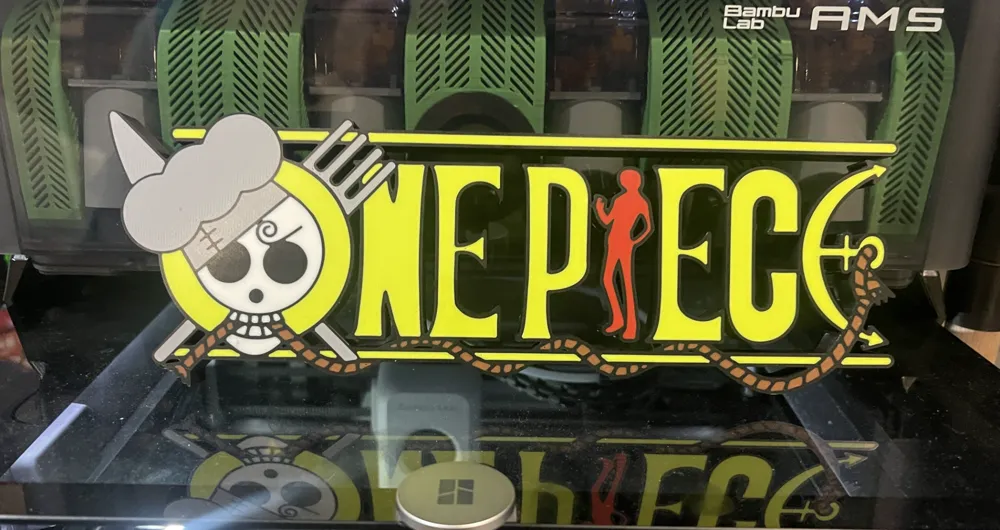 One Piece Logo Sanji by DarkLink MakerWorld: Download Free 3D Models