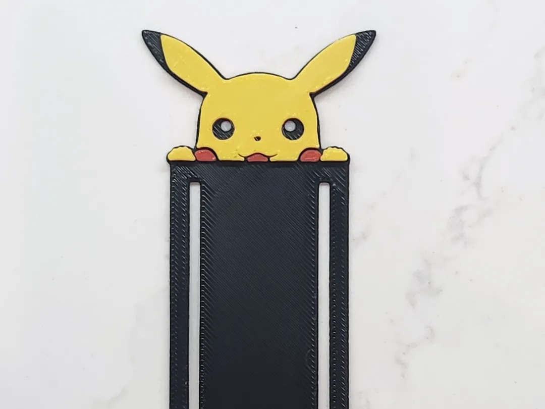 Pikachu Bookmark - Free 3D Print Model - MakerWorld
