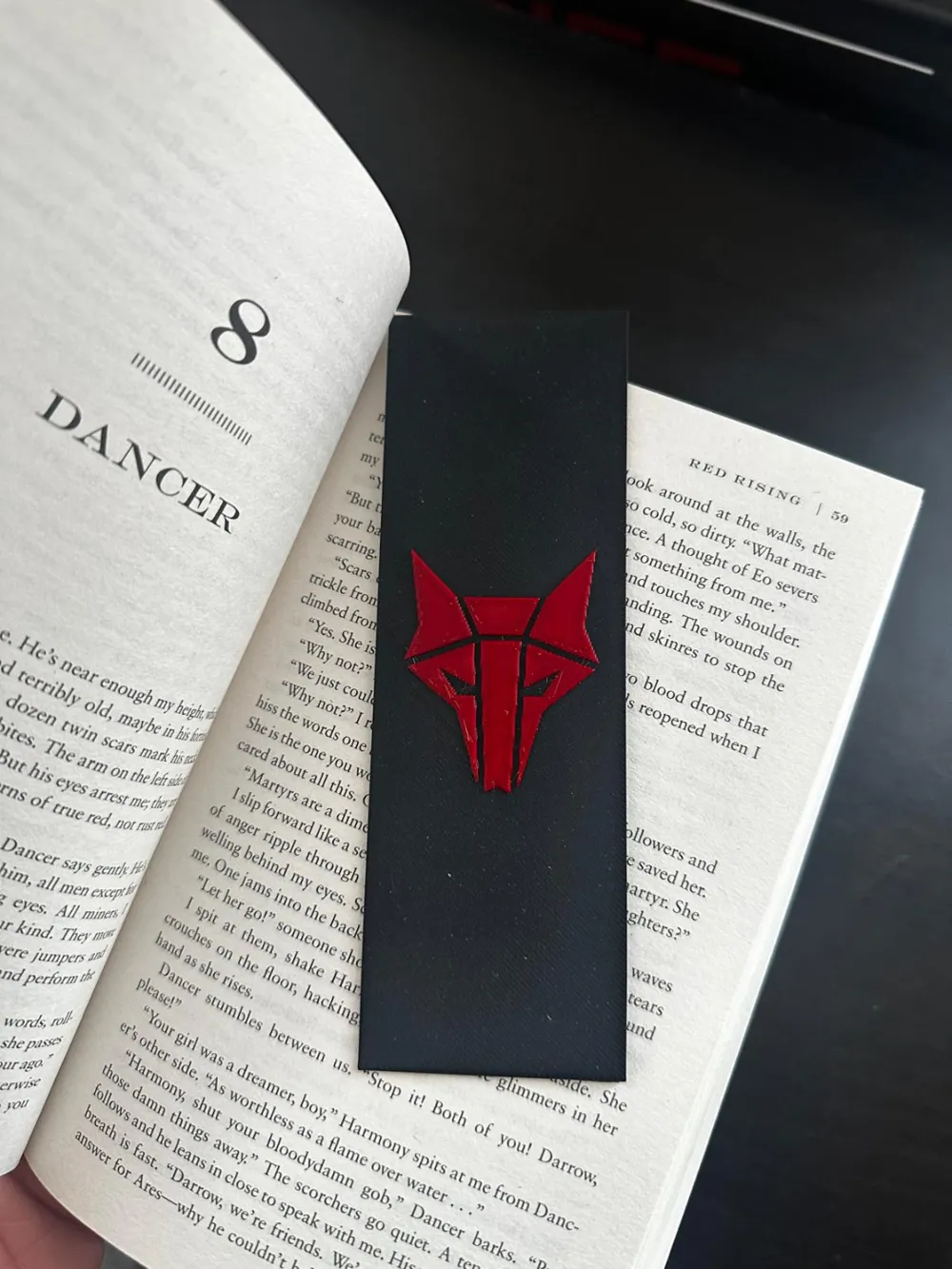Red Rising Howlers Bookmark by mexicanwave MakerWorld: Download Free 3D ...