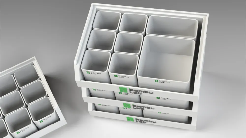 Storage Bin Set with Basket by 3D Print Masters Hub - MakerWorld