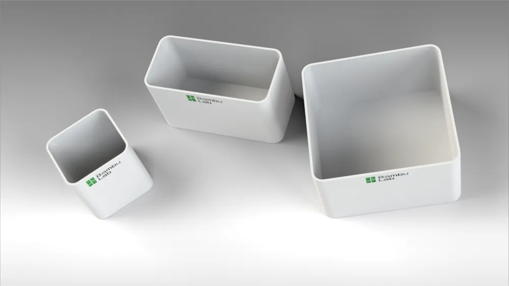 Storage Bin Set with Basket by 3D Print Masters Hub - MakerWorld