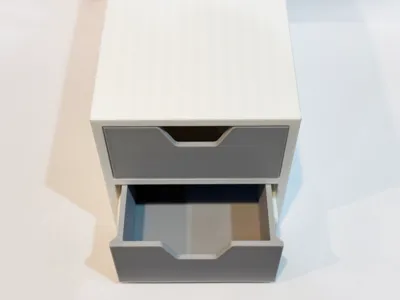 Drawer with Slide Rails by Kong 3D - MakerWorld
