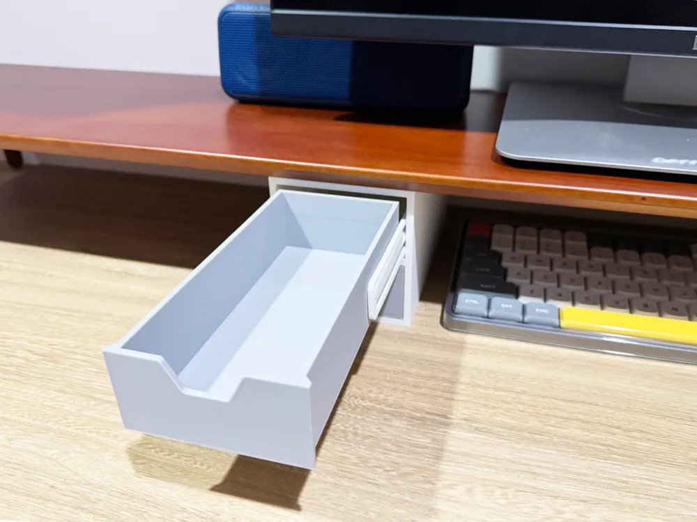 Drawer with Slide Rails - Free 3D Print Model - MakerWorld