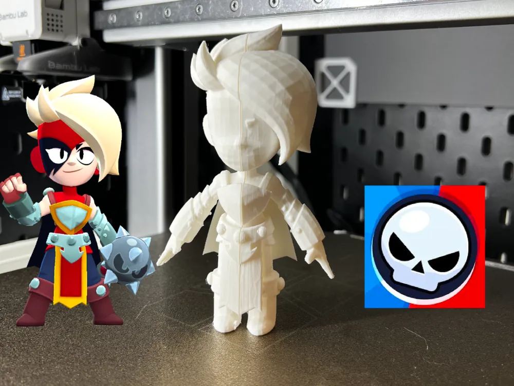 Brawl Stars character Lumi by Razerxb360 - MakerWorld