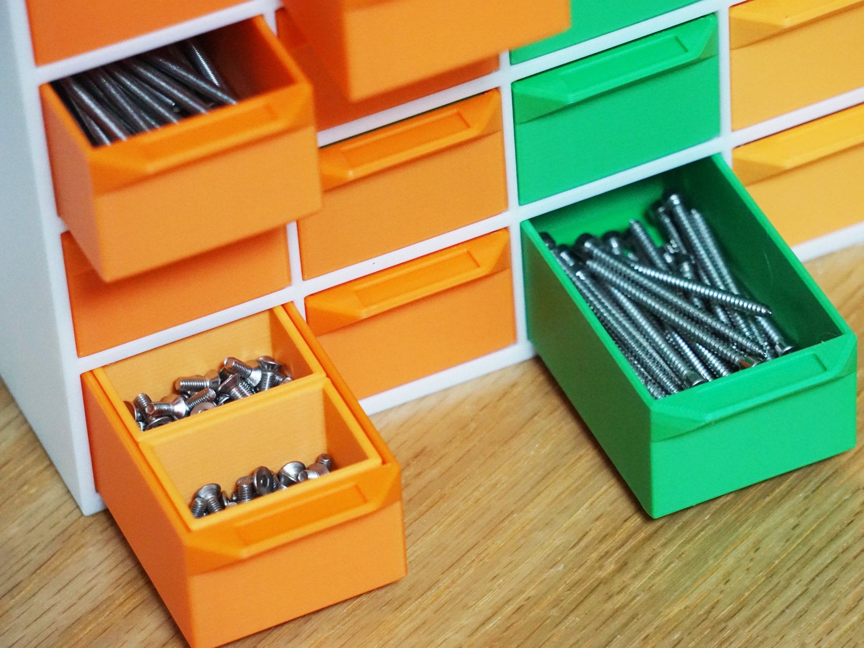 Small storage box for screws, electronic components, small bearings and ...