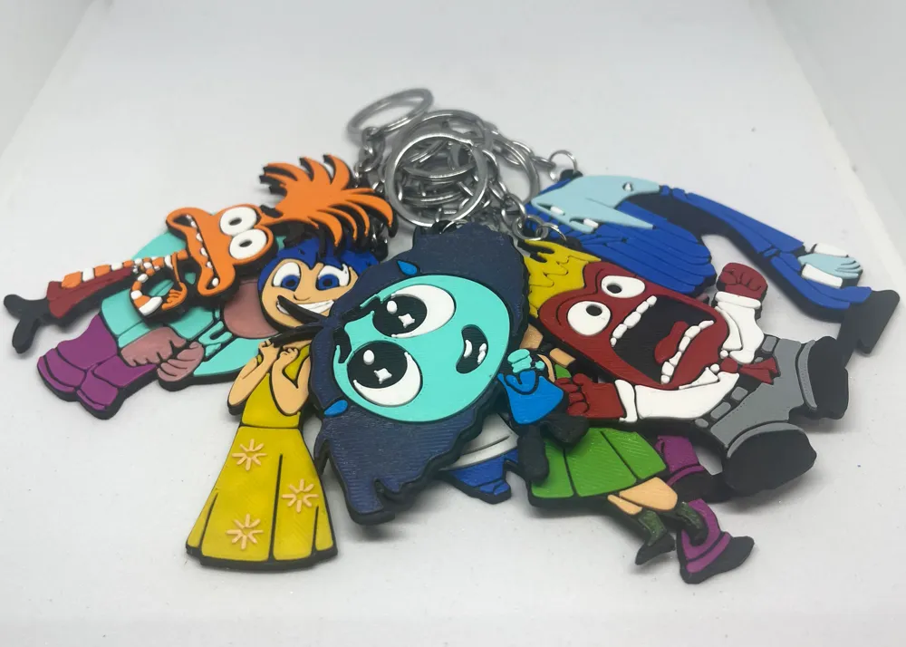 Inside Out - Ennui | Keychain by OkToPusMakerWorld: Download Free 3D Models