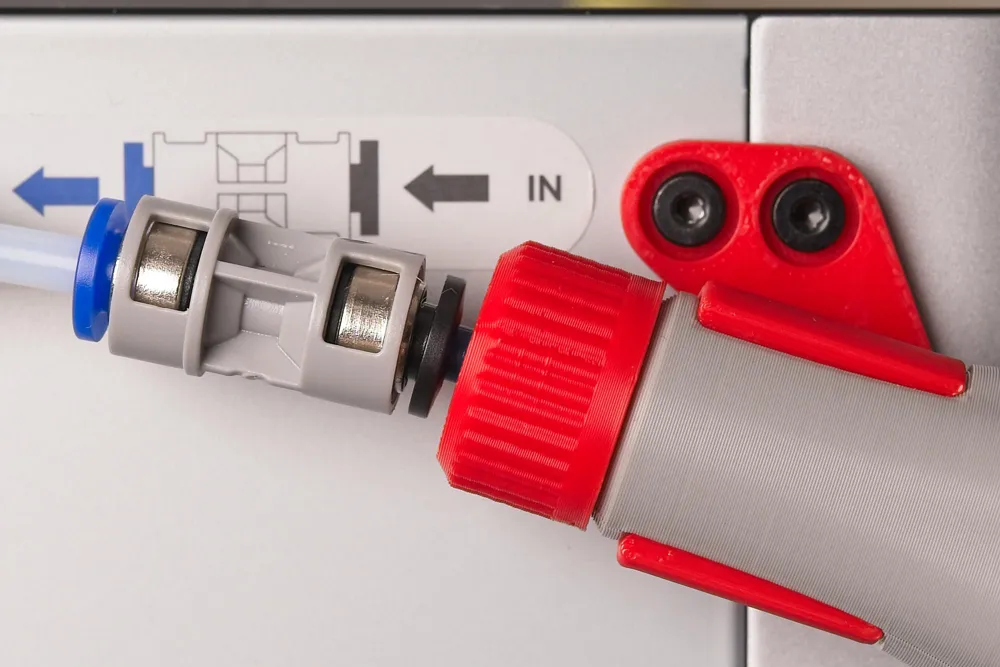 4-way PTFE splitter - no hardware necessary by SirPrintAlot MakerWorld ...