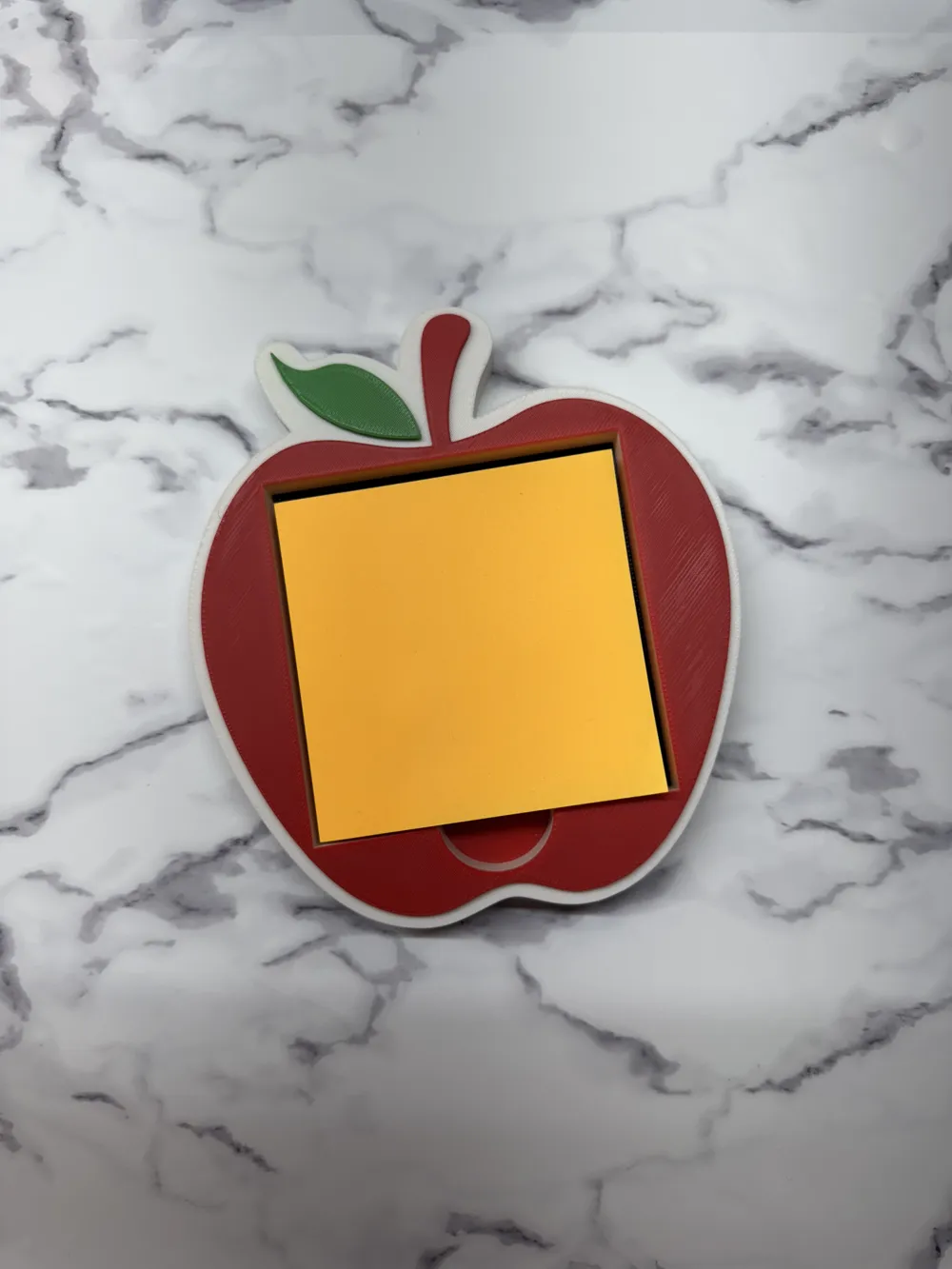 Teacher Apple Sticky Note Holder - Free 3D Print Model - MakerWorld