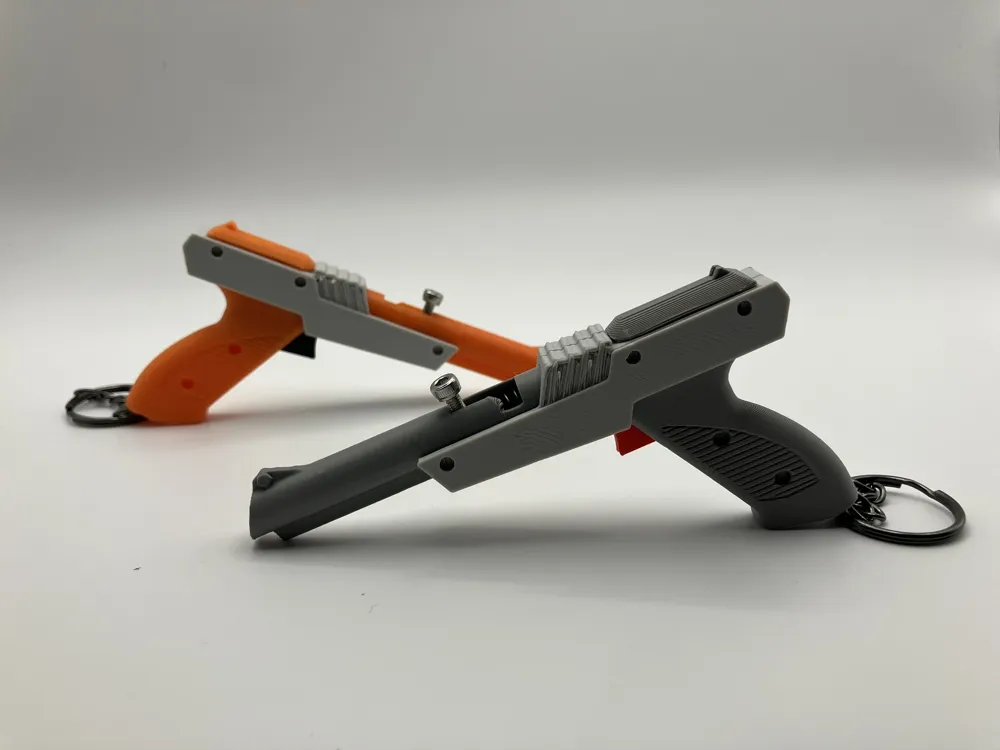 NES Zapper Keychain - functional BB shooter toy - Free 3D Print Model ...