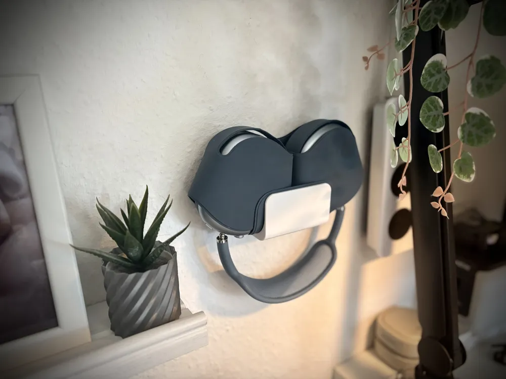 Airpods Max upside-down Wall Holder - Free 3D Print Model - MakerWorld
