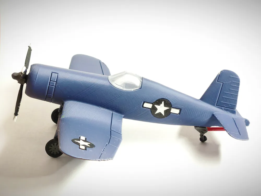 Vought F4U Corsair - Ground/Attack Version - 1:72 - Free 3D Print Model ...